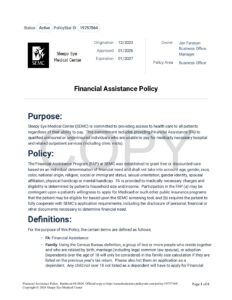Download Our Financial Assistance Policy - English 1.2026 - SEMC Sleepy ...